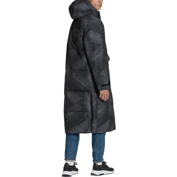 Adidas Logo Down Zipper Embroidery Puffer Jacket