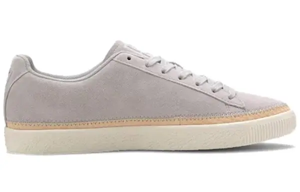 PUMA Suede Trim Dlx Low Top Sneakers - Grey