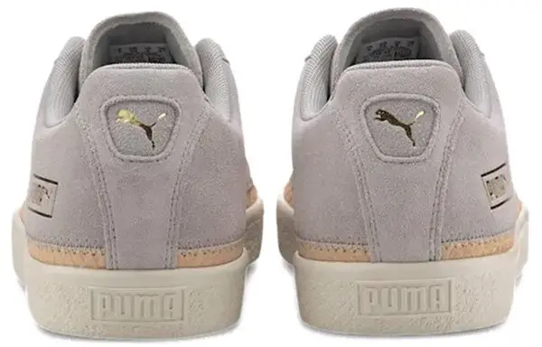 PUMA Suede Trim Dlx Low Top Sneakers - Grey