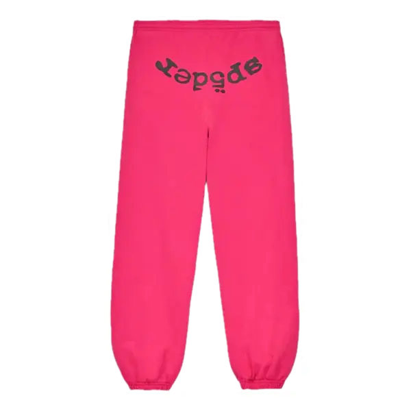 SP5DER Legacy Sweatpant 'pink Black - Pink/black