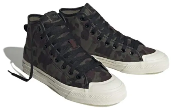 Adidas Nizza Hi Rf Camouflage High Top Sneakers