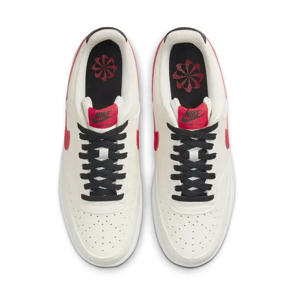 Nike Court Vision Low Sneakers - White/red