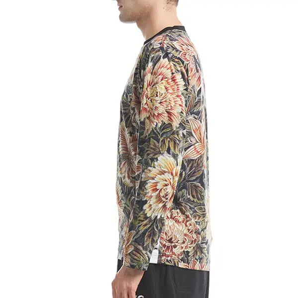 Adidas Y-3 Floral Print Long Sleeve Shirt