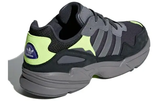 Adidas Yung-96 "carbon" Casual Sneakers - Black/green