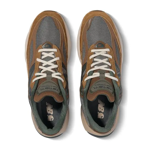NEW BALANCE 990 V6 X Carhartt Wip Sneakers - Khaki