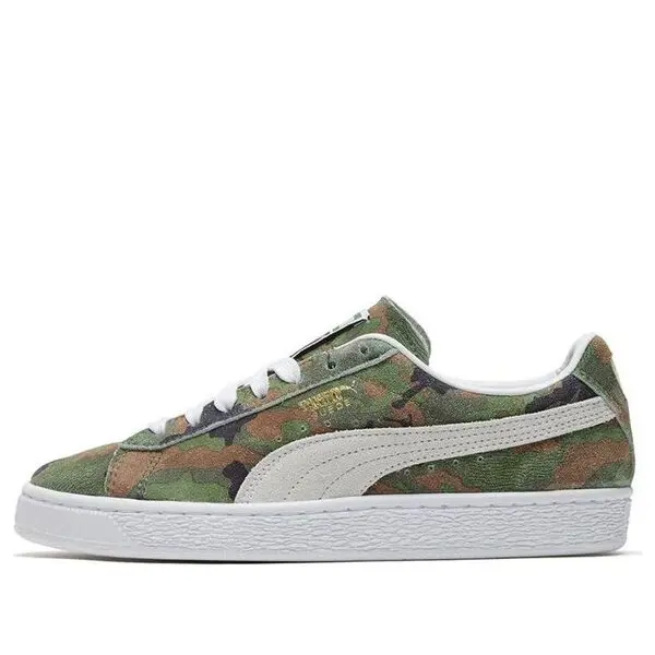 PUMA Suede Classic Ambush Dachshund Camo Low Top Sneakers - Green