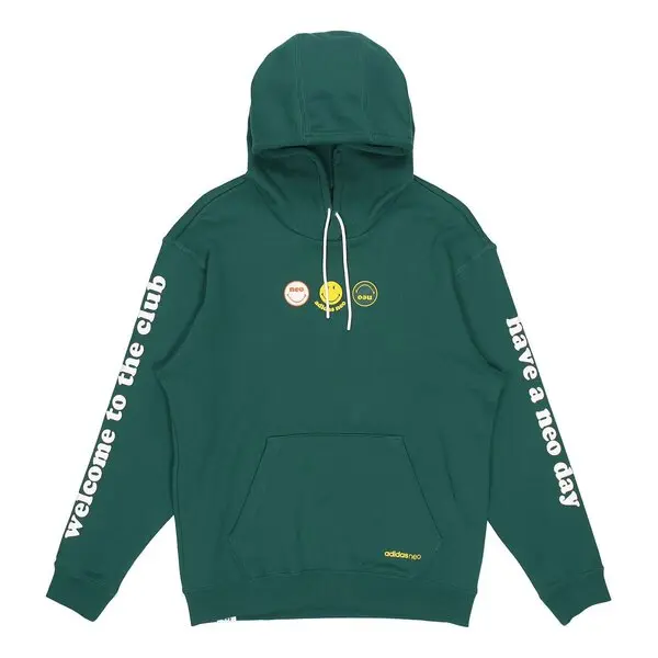 Adidas Neo X Smiley Crossover Alphabet Printing Sports Pullover