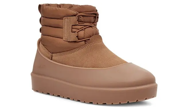 UGG Classic Mini Lace-up Weather Boot - Chestnut
