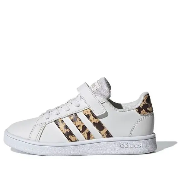 Adidas Neo Grand Court 'white Leopard' Sneakers - White/leopard