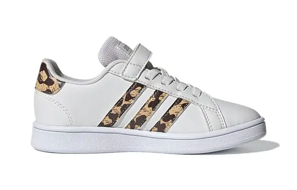 Adidas Neo Grand Court 'white Leopard' Sneakers - White/leopard