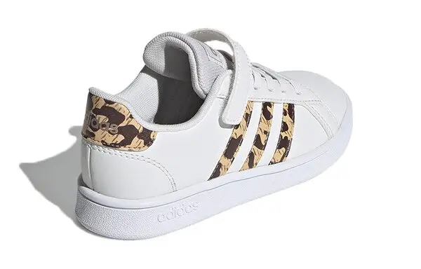 Adidas Neo Grand Court 'white Leopard' Sneakers - White/leopard