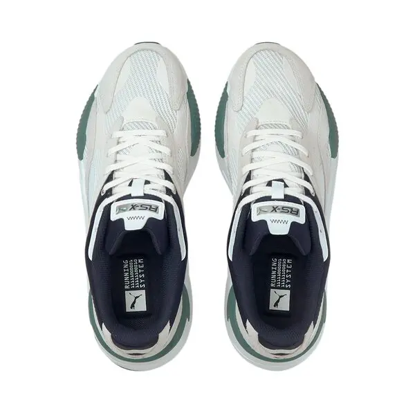 PUMA Rs-x3 Twill Air Mesh Low Top Sneakers - White