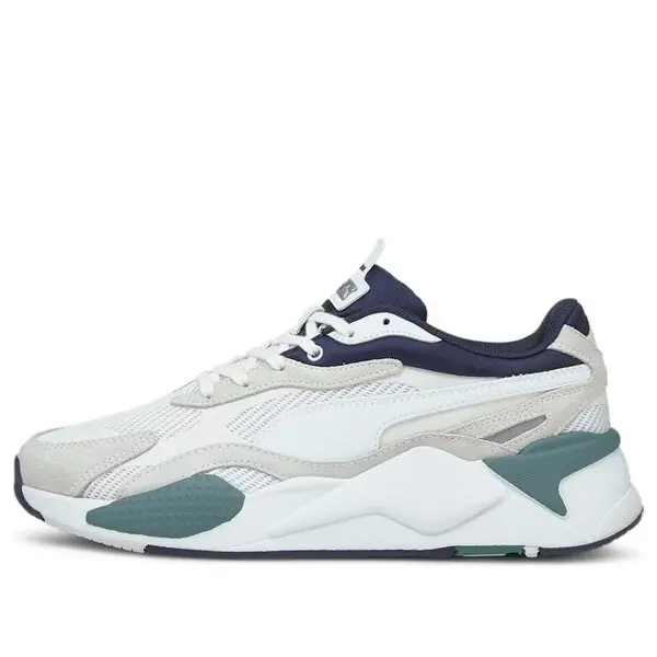 PUMA Rs-x3 Twill Air Mesh Low Top Sneakers - White
