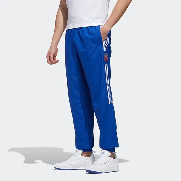 Adidas Originals Mic Tp1 Stripe Sports Pants Blue - Royal Blue