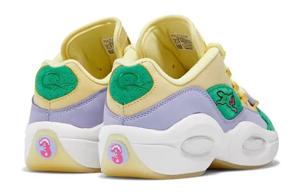 REEBOK Question Low "lilac Glow" Sneakers - Yellow