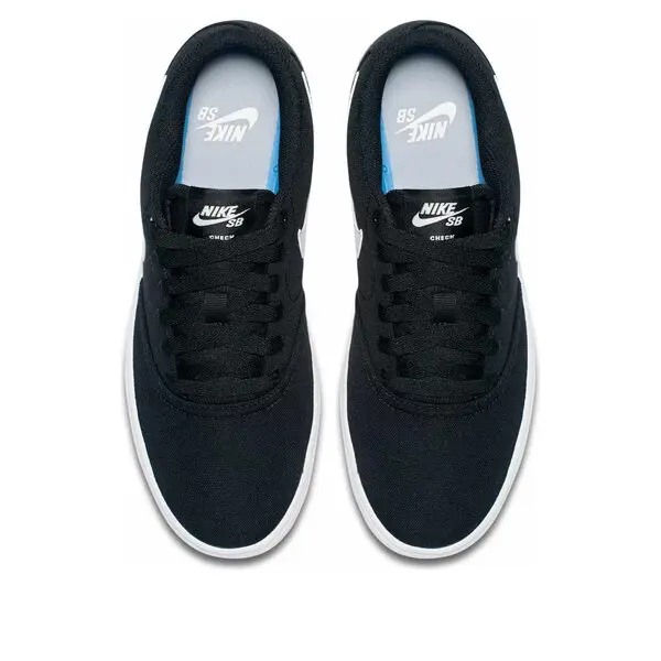 Nike Check Solarsoft Canvas Sb " Platinum - Black