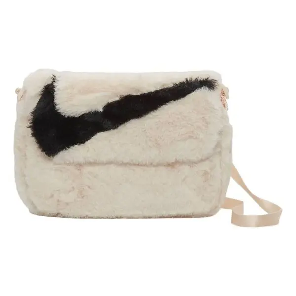 Nike Futura 365 Faux Fur Crossbody Bag - Guava Ice/black