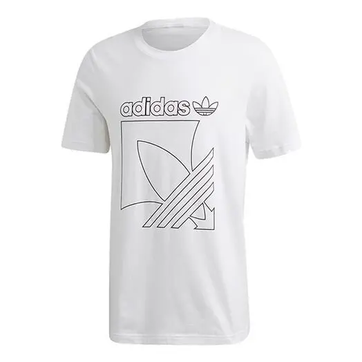 Adidas Originals Sprt 3s Tee Sports Short Sleeve - White