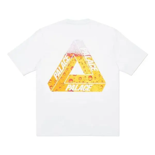PALACE Round Neck Short Sleeve T-shirt - White