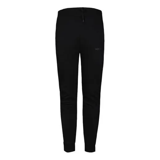Adidas Neo M Esntl 3s Contrasting Colors Stripe Sports Pants - Black