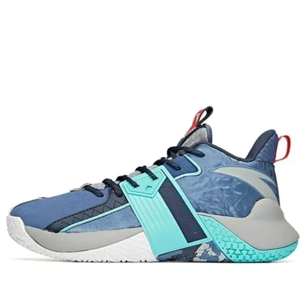 ANTA Basketball Shoes - Blue/grey