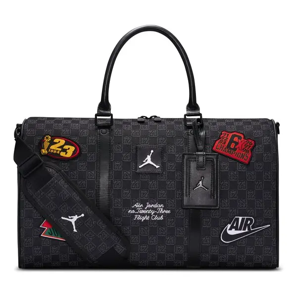 JORDAN Monogram Duffle Bag - Black