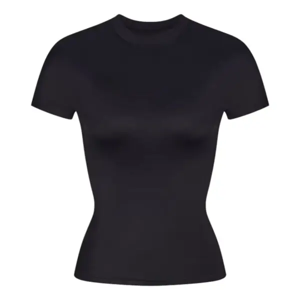 Nike X Skims Shine Mock-neck Short-sleeve Top