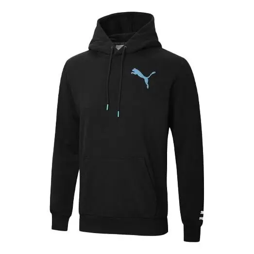 PUMA Graphic Hoodie - Black/blue