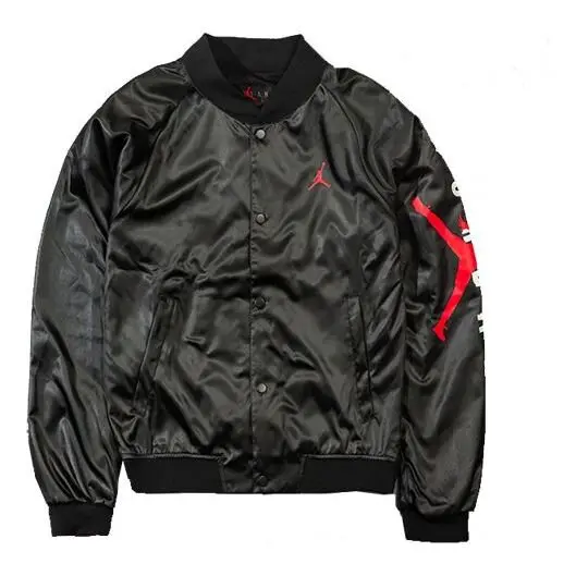 JORDAN Air Jumpman Baseball Jacket - Black