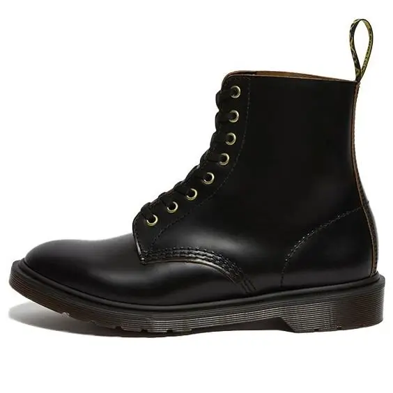 Dr. Martens 1460 Vintage Smooth Leather Lace Up Boots - Black