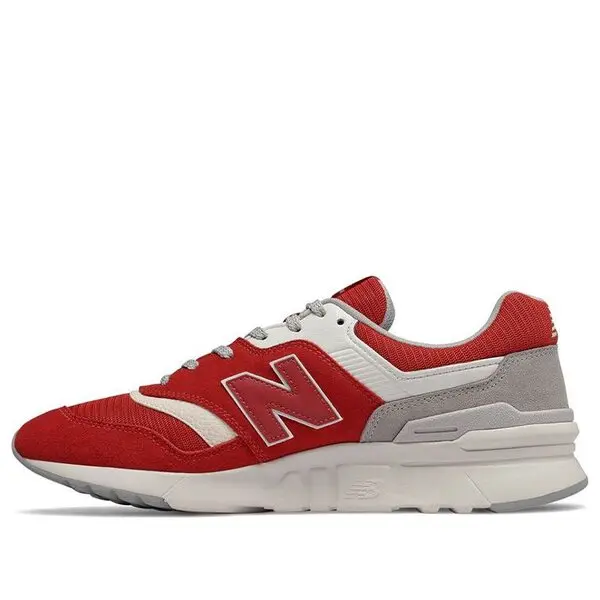 NEW BALANCE 997h Lace-up Sneakers - Cream/red