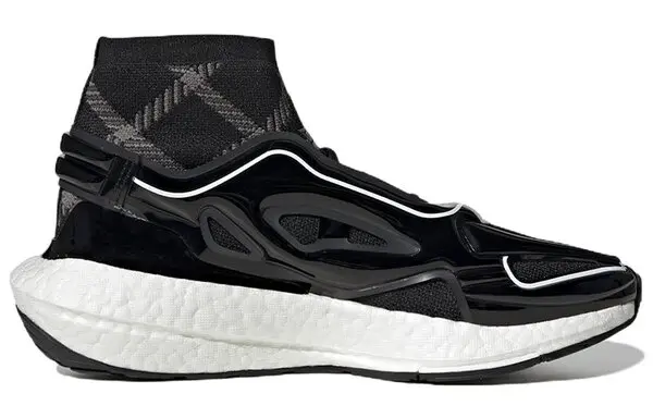Adidas Stella Mccartney X Ultraboost 22 Elevated Performance Sneakers - Black/orange