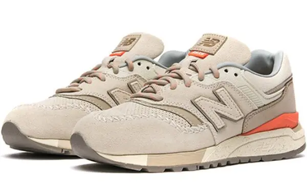 NEW BALANCE 997 Series Sneakers - Cream/yellow