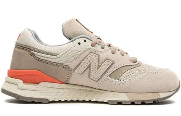 NEW BALANCE 997 Series Sneakers - Cream/yellow