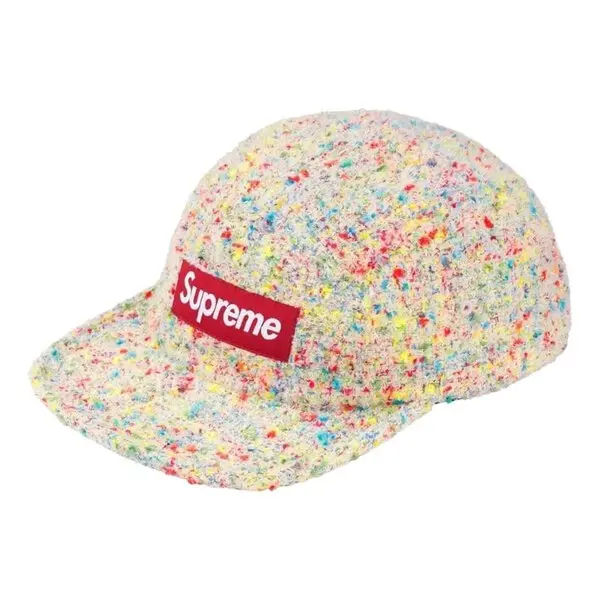 Supreme Ss26 Bouclé Camp Cap - Multicolor