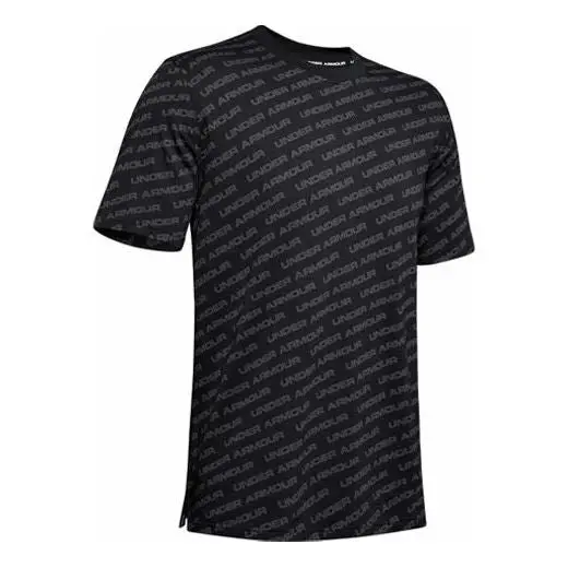Under Armour Ua Unstoppable Wordmark Short Sleeve T-shirt - Black