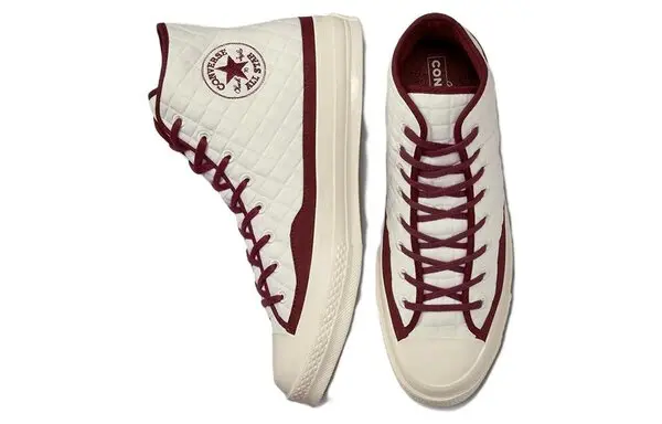 CONVERSE Chuck Taylor All Star 1970s Quilted High Top Sneakers - Whitered