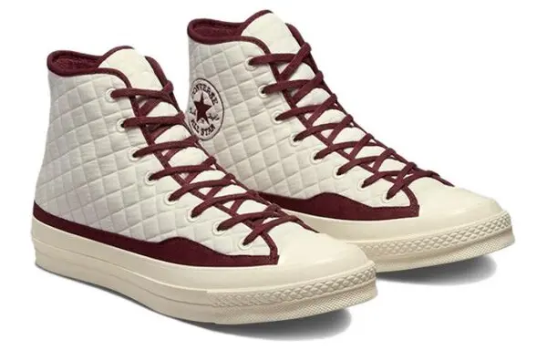 CONVERSE Chuck Taylor All Star 1970s Quilted High Top Sneakers - Whitered