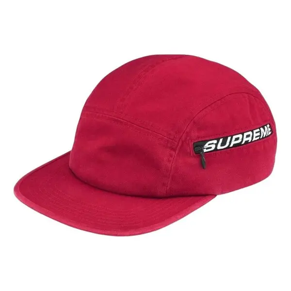 Supreme Ss26 Side Zip Camp Cap - Red