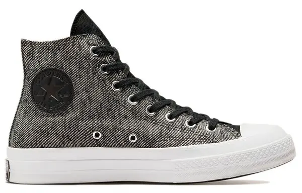CONVERSE Chuck 70 Hi Hybrid Texture Sneakers - Gray/black