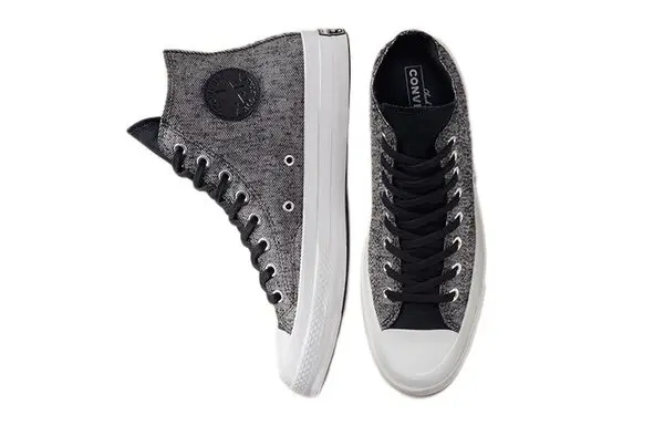 CONVERSE Chuck 70 Hi Hybrid Texture Sneakers - Gray/black