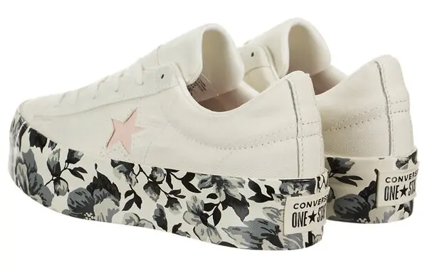 CONVERSE One Star Platform Ox Canvas "floral
