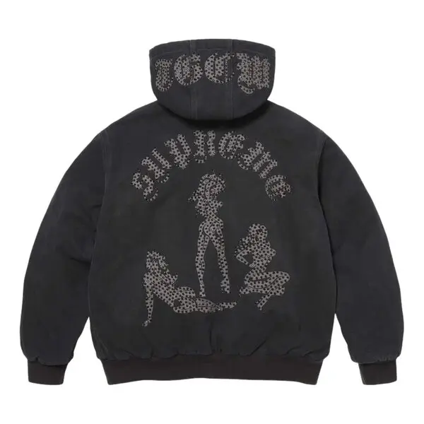 Supreme X The Great China Wall Hooded Work Jacket - Black