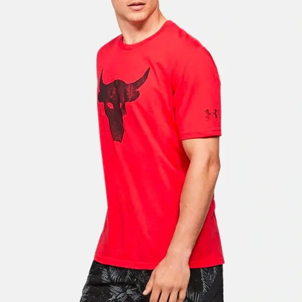 Under Armour Project Rock Brahma Bull T-shirt 'red