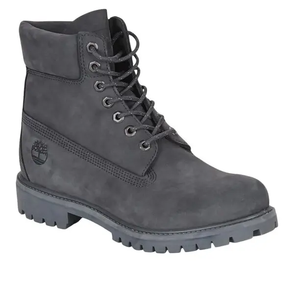 Timberland 6 Inch Premium Waterproof Lace Up Boots - Dark Grey