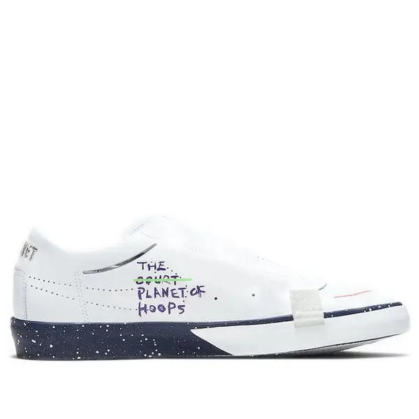 Nike Blazer Low 'planet Of Hoops' Sneakers - White/blue