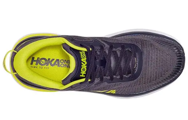 Hoka One One Bondi 7 Sneakers - Black/yellow