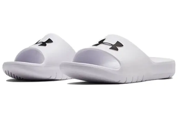 Under Armour Slides - White