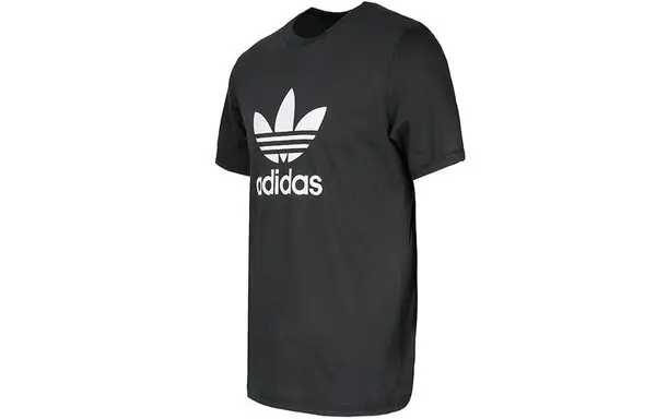 Adidas Original Trefoil Tee White - Black