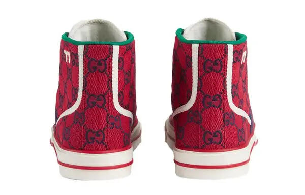 Gucci Tennis 1977 High Top Sneakers - Red